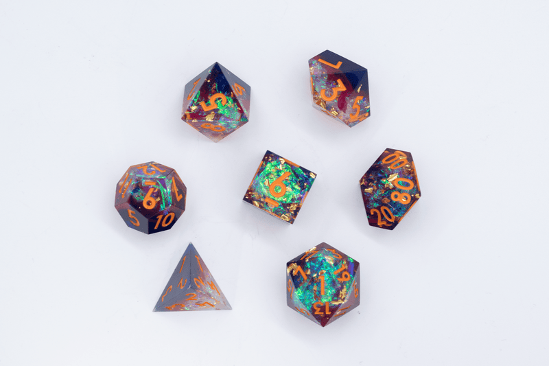 Primordial Sharp Edge Dnd Dice Set