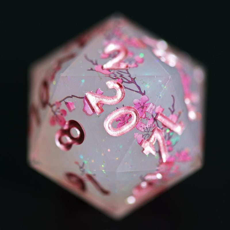 Sakura Bloom Sharp Edge Dnd Dice Set