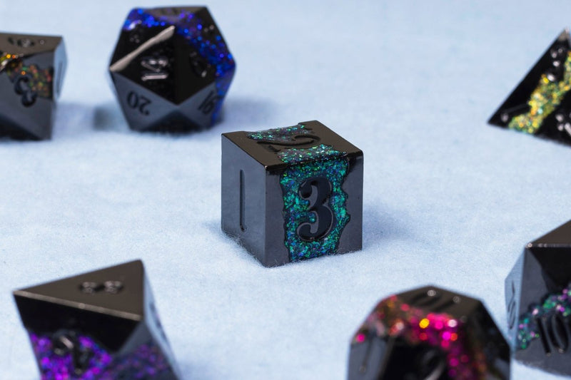 Pillars of the Earth Dnd Metal Dice Set