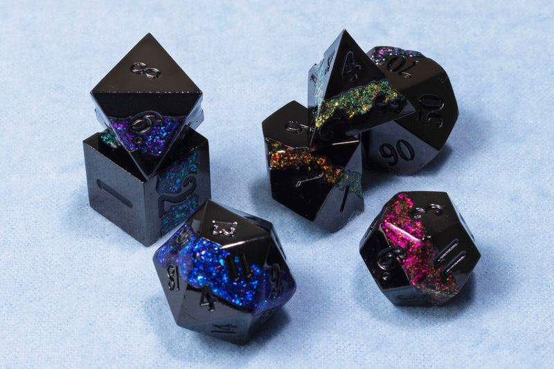 Pillars of the Earth Dnd Metal Dice Set