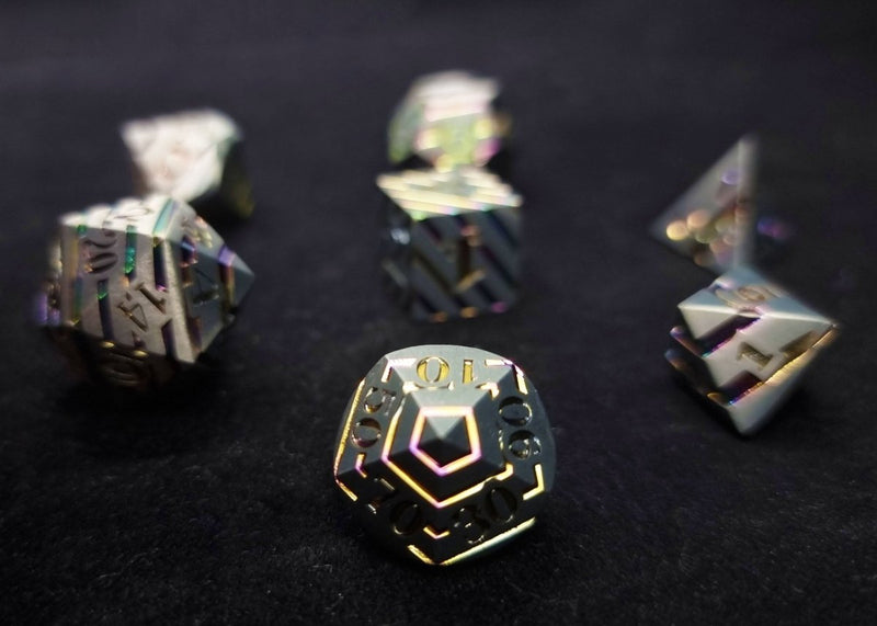 Zone of Confusion Dnd Metal Dice Set